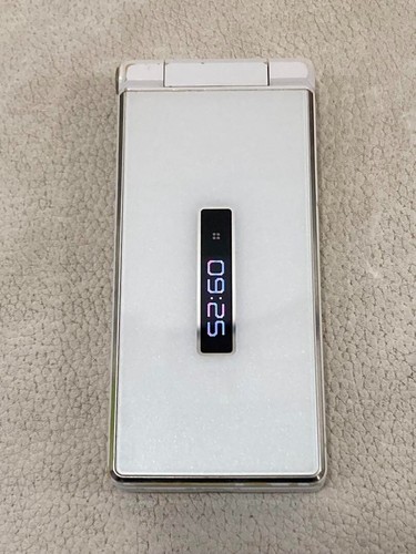 SHARP AQUOS KEITAI SH-06G White DOCOMO Android Flip Phone Tested Used ...