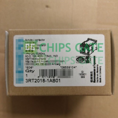 1PCS NEW Siemens 3RT2018-1AB01 3RT2018-1AB02 AC24V 50/60HZ Contactor | eBay