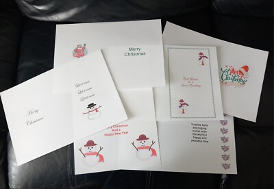 Christmas Card Inserts in Card Making Supplies for sale | eBay UK