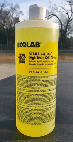 TWO BOTTLES~Ecolab Grease Express High Temp Grill Cleaner 32 oz ...