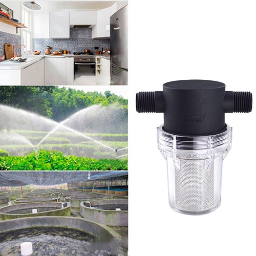 1/2" Inline Mesh Strainer Water Pump Filter Screen Garden Irrigation ...