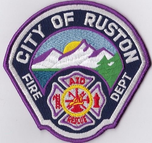 City of Ruston Fire Dept. AID Rescue Firefighter Patch | eBay