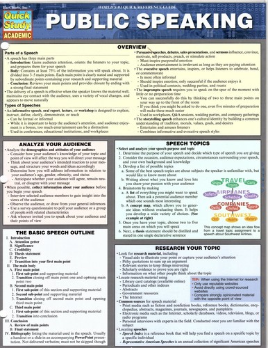Public Speaking by BarCharts, Inc. ISBN: 9781423224334 Author: Milan ...