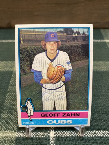 Geoff Zahn Signed 1976 Topps Chicago Cubs Autographed Baseball Card ...