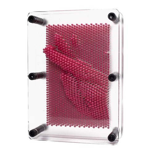 3d Transparent Base Pin Art Sculpture Pin Impression Toy Pin Impression ...