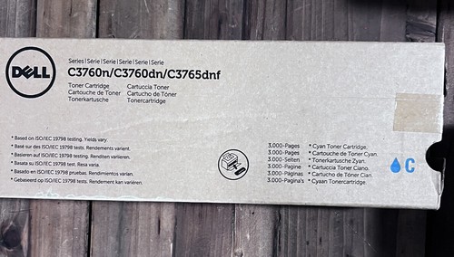 Dell Toner Cartridge for C3760n/C3760dn - Cyan (84JJX) 884116087762| eBay