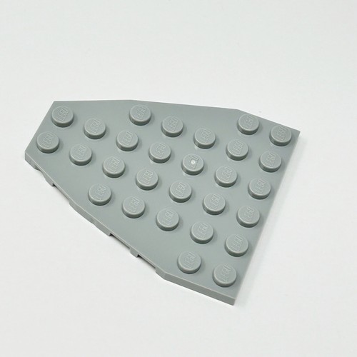 50303 LEGO Parts Plate Boat Bow 7x6 w/ Stud Notches LIGHT BLUISH GRAY ...