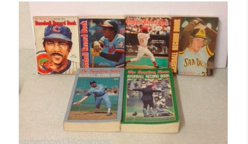 (6) 1973 1976 1977 1978 1983 1984 MLB Baseball Record Books | eBay