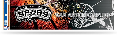 Set of 2 - San Antonio Spurs Bumper Sticker 11”x4” | eBay