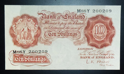 10 Shilling Banknote in English Banknotes Pre-1952 for sale | eBay