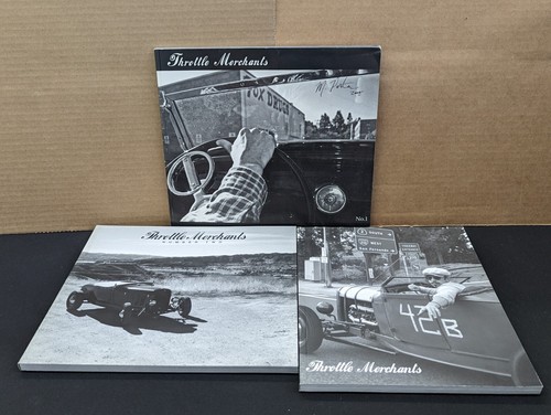 Throttle Merchants Magazine Issues 1-3 (2008) *signed!* vintage car hot ...