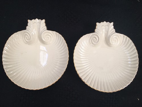 2 Lenox Clam Shell Candy/Trinket Dish Ivory With Gold Trim | eBay