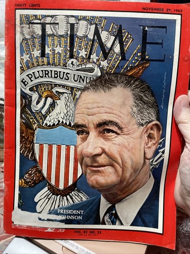 Time Magazine November 29 1963 Vol 82 #22 President Lyndon B. Johnson ...