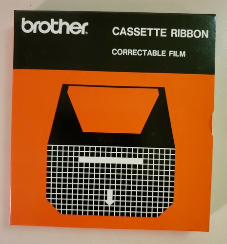 Brother Typewriter Correctable Film Ribbon Cassettes 7020 Black Ship ...