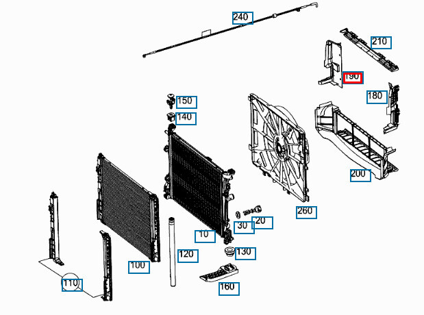 Genuine Air Duct MERCEDES W222 V222 X222 A217 C217 2225052730 | eBay