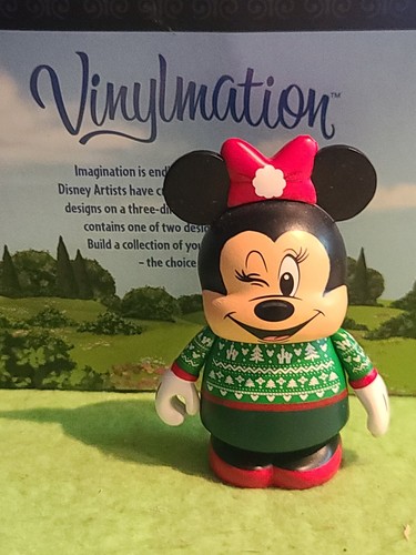 DISNEY Vinylmation 3" Park Set 1 Christmas Eachez Variant Minnie Mouse ...