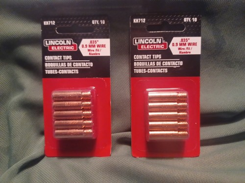 Lot Of 2 Lincoln Electric - Contact Tips .035" (0.9mm) - Package of 10 ...