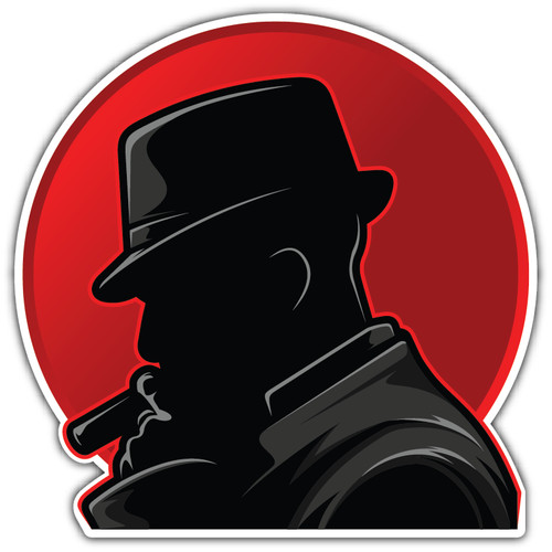 Mafia Boss Gangster Gang Criminal Crime Car Bumper Window Sticker Decal ...