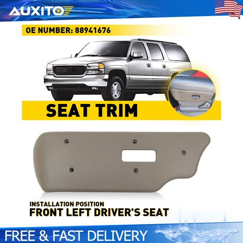 Left Front Seat Adjuster Control Bezel Cover Tan For GMC Yukon XL 03-06 ...