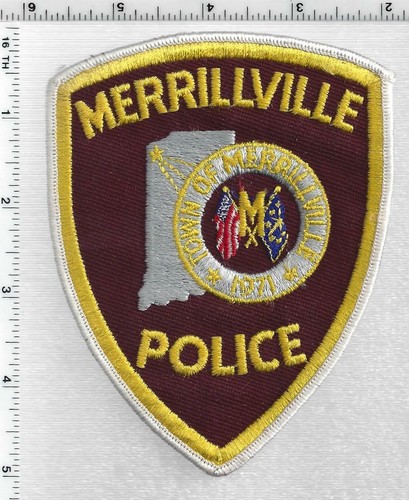Merrillville Police (Indiana) 1st Issue Shoulder Patch | eBay