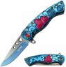 Cupid Heart Ladies Rainbow Assisted Open Pocket Knife LOVE Pocket Clip ...