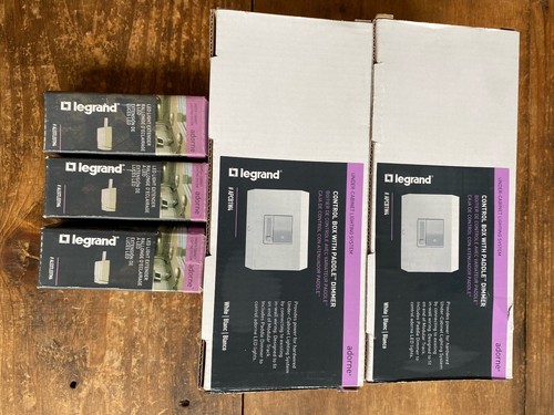 legrand control box w paddle dimmer (qty 2) + legrand LED light ...