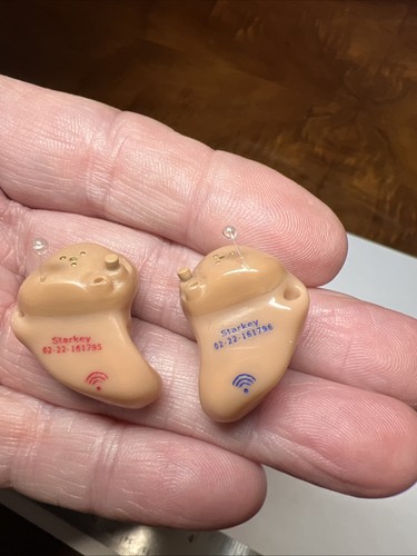 Starkey Evolv AI 2400 ITC Bluetooth Rechargeable Hearing Aids R & Left ...