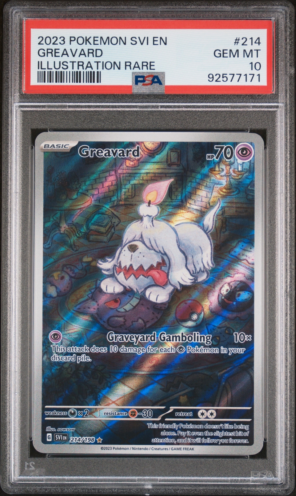 Greavard 2023 Scarlet & Violet #214/198 Illustration Rare Price Guide ...