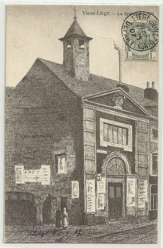 Judaica Old Postcard Jewish Synagogue Liege Belgium 1907 | eBay