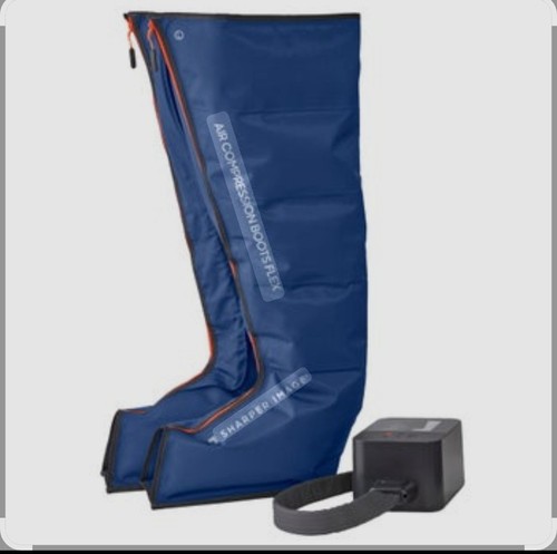Sharper Image Air Compression Boots Flex Leg Recovery System Size small ...