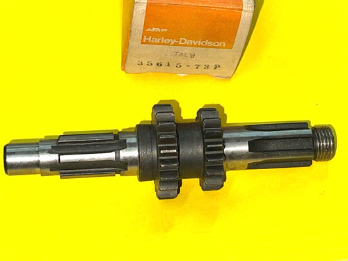 HARLEY AERMACCHI NOS COUNTERSHAFT 35615-73P 1973 TX125 1974 & 1975 ...