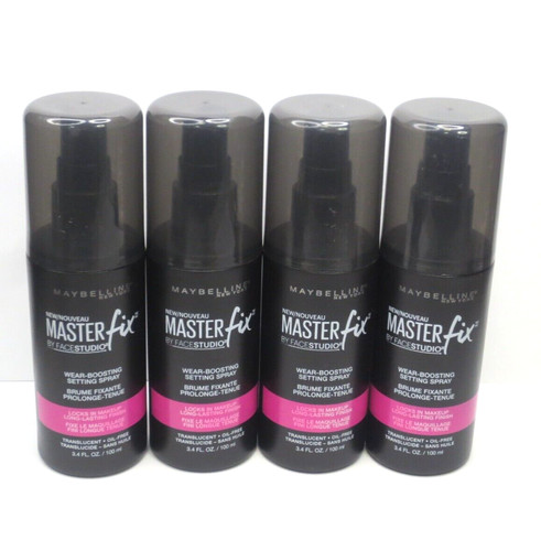 MAYBELLINE MASTER FIX WEAR BOOSTING SETTING SPRAY 3.4 OZ LOT OF 4 | eBay