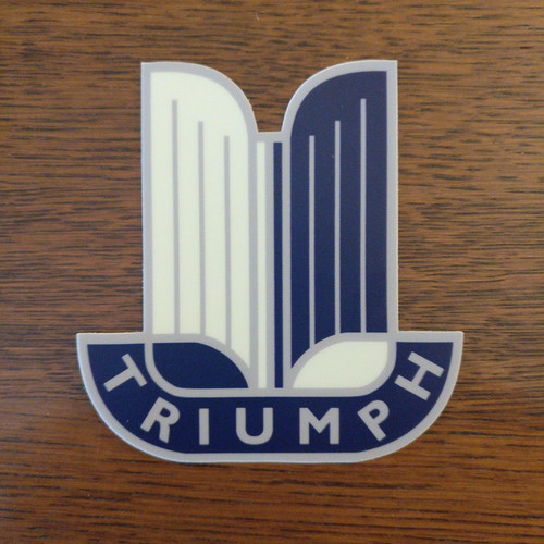 Triumph Griffin Open Book Logo Badge Crest 3" | eBay