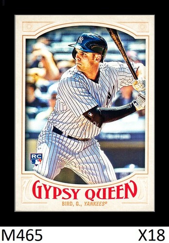 1-2016 TOPPS GYPSY QUEEN ROOKIE GREG BIRD RANGERS QTY | eBay