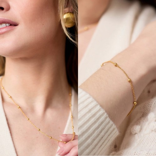 Bundle Of Julie Vos Solars Delicate Necklace And Bracelet | eBay
