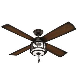 Hunter Rustic/Primitive Ceiling Fans with Light for sale | eBay