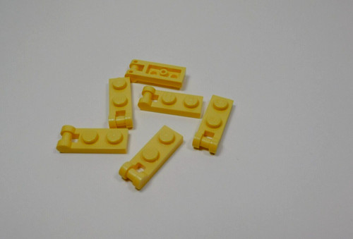 LEGO Lot of 6 Yellow 1x2 Modified Plates w/ Closed Handle G0 | eBay
