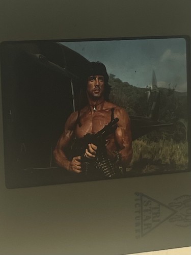 RAMBO FIRST BLOOD PART 2 - Sylvester Stallone - 35mm Transparency ...