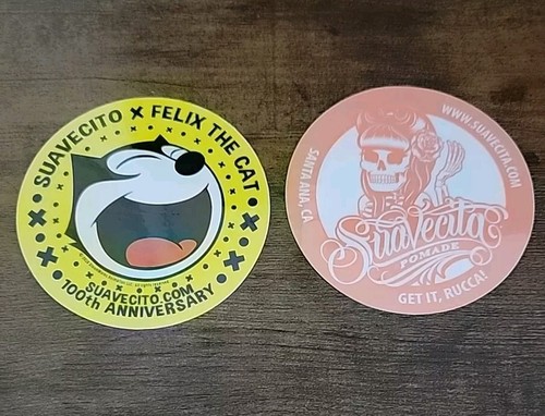 Suavecito Pomade Sticker New Shiny Gloss 3" Felix The Cat & Suavecita ...