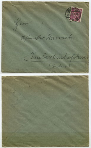 44149 - Mi.Nr. 241 - Beleg - Berlin 25.5.1923 nach Tauberbischofsheim ...