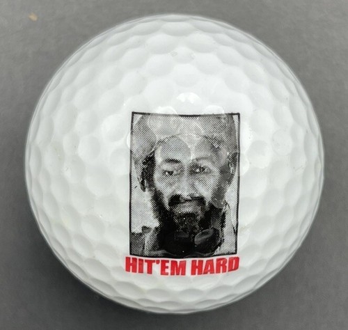 Hit'Em Hard Logo Golf Ball (1) Golden Ram Pre-Owned | eBay