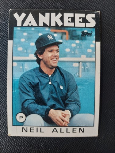 1986 topps #663 Neil Allen YANKEES | eBay