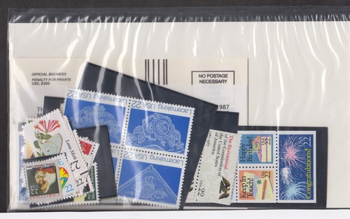US Stamps 1987 Mint NH Commemorative Year Set Complete in USPS Sealed ...