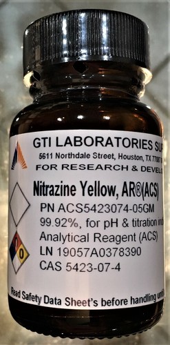 Nitrazine Yellow, AR® (ACS), 99.92% | eBay