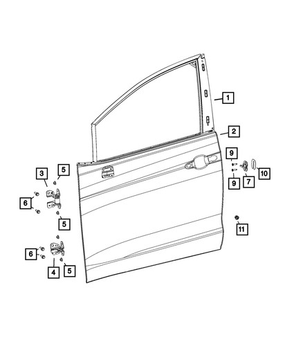 Genuine Mopar Door Latch Striker Spacer 4589140AA | eBay