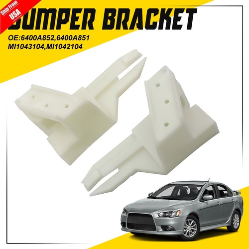 Front Bumper Retainer Bracket Set 6400A851, 6400A852 For Mitsubishi ...