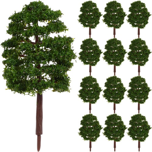 20pcs Green Landscape Tree Miniature Tree N Scale Trees Model Scenery ...