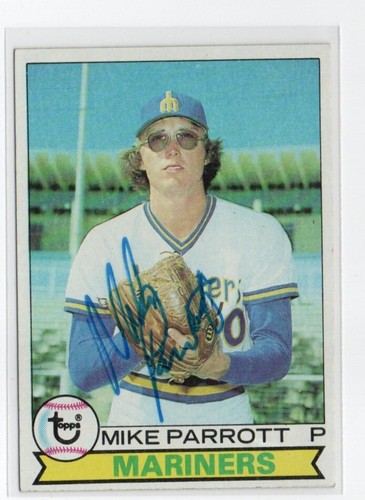MIKE PARROTT SEATTLE MARINERS 1979 TOPPS IP/TTM AUTOGRAPH AUTO | eBay