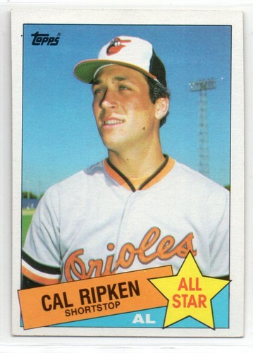 Cal Ripken Jr 1985 Topps #704 All-Star Orioles (825) | eBay