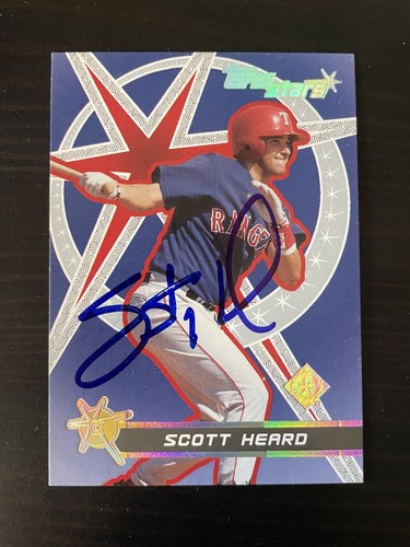 2001 Topps Stars #178 Scott Heard Texas Rangers Signed Card Autographed ...